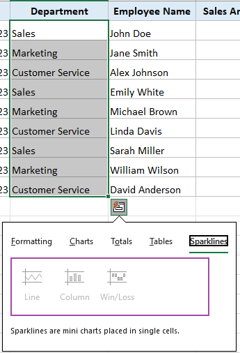 Full Guide For Excels Quick Analysis Tool With Examples 8278